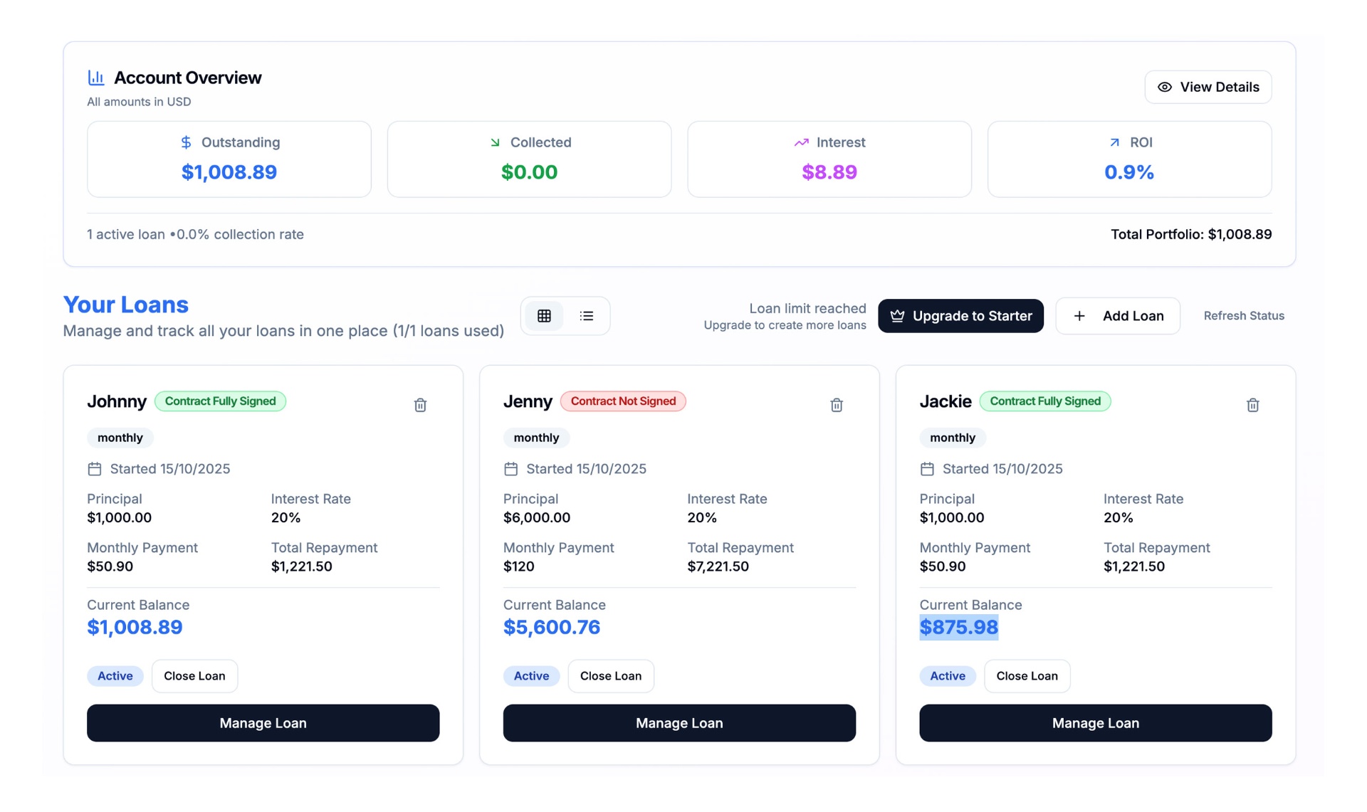 LoanTracker Pro - Professional Loan Management System